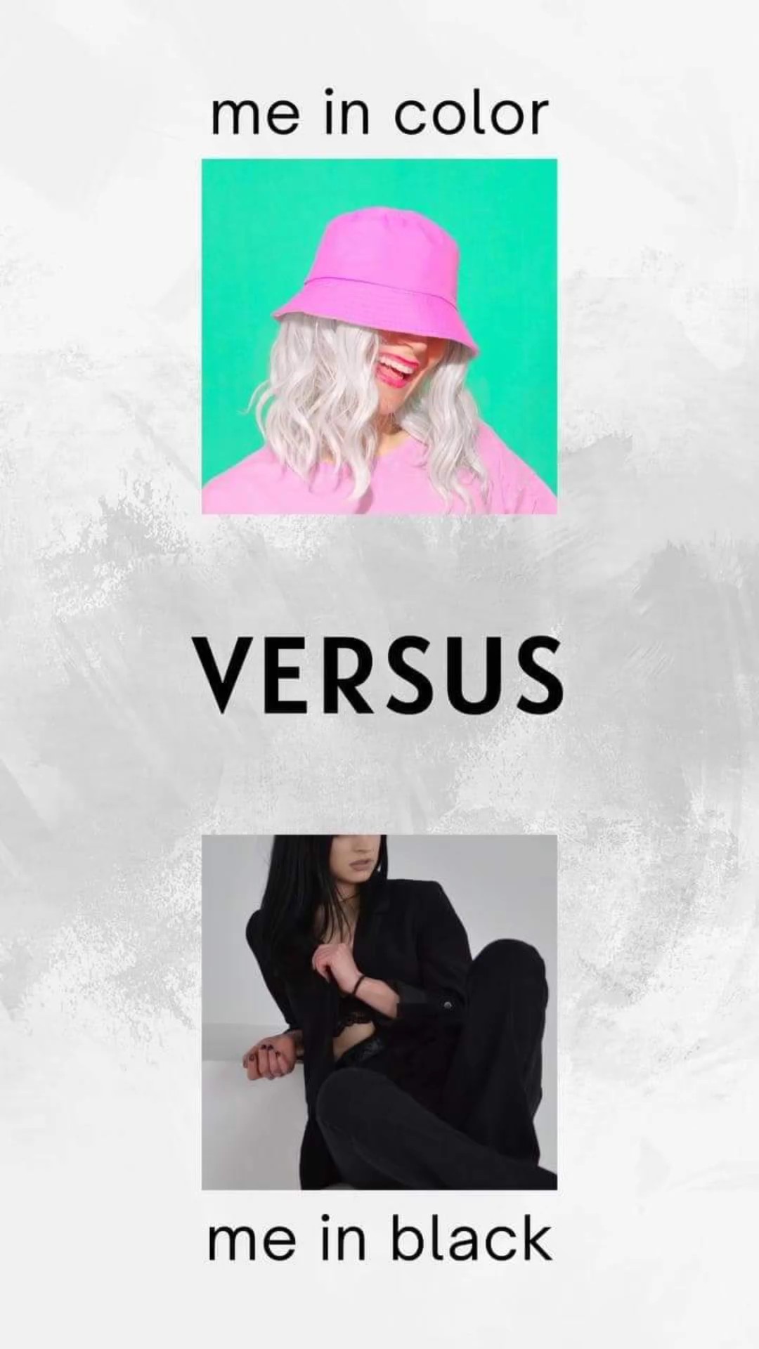 color vs bnw - video template by CapCut