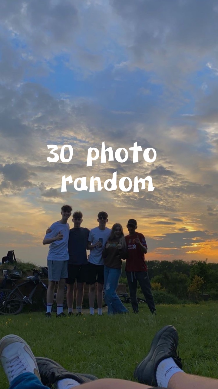30 foto random - contoh video - template CapCut