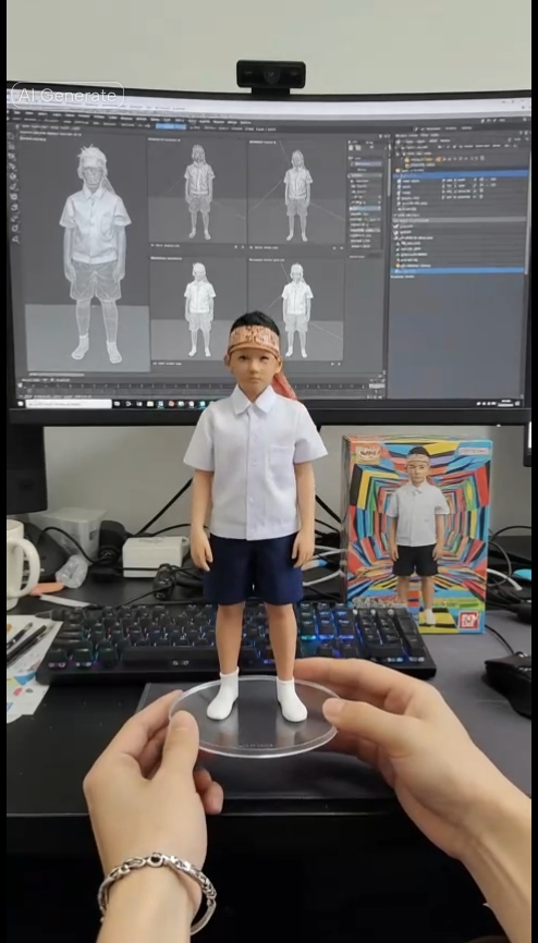 Action figure - video template by CapCut