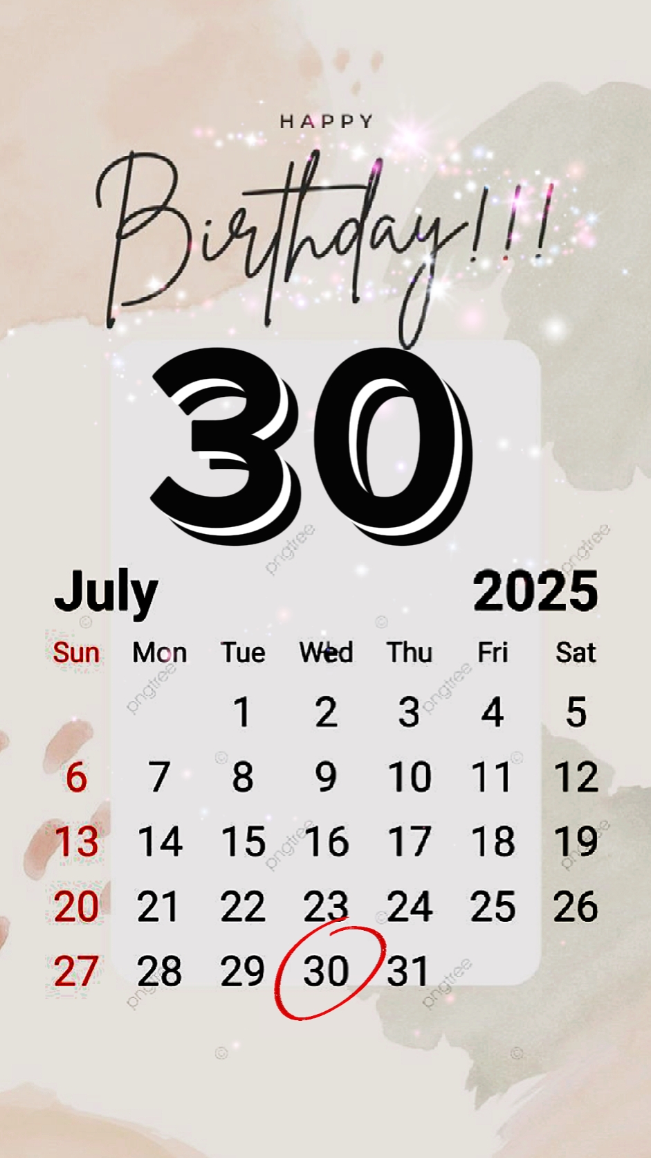 HBD 30 JULY 2025 - CapCut