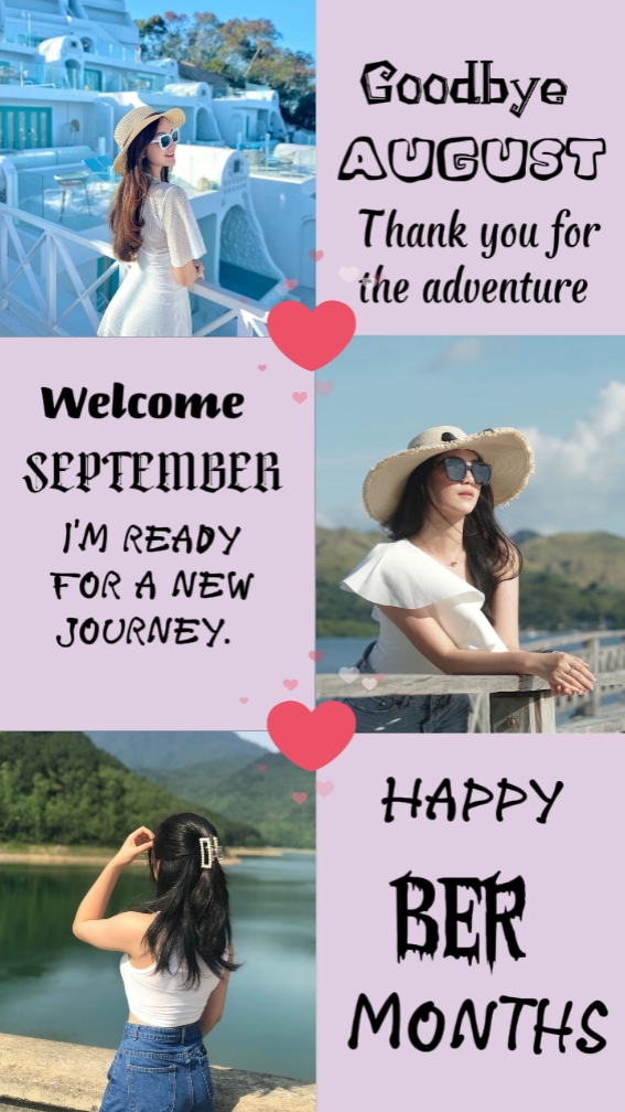 Bye Aug Hello Sept - video template by CapCut