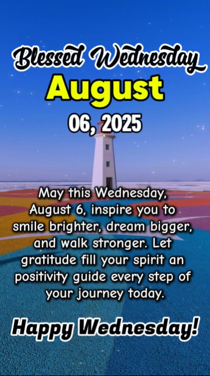 Wednesday, August 06 - video template by CapCut