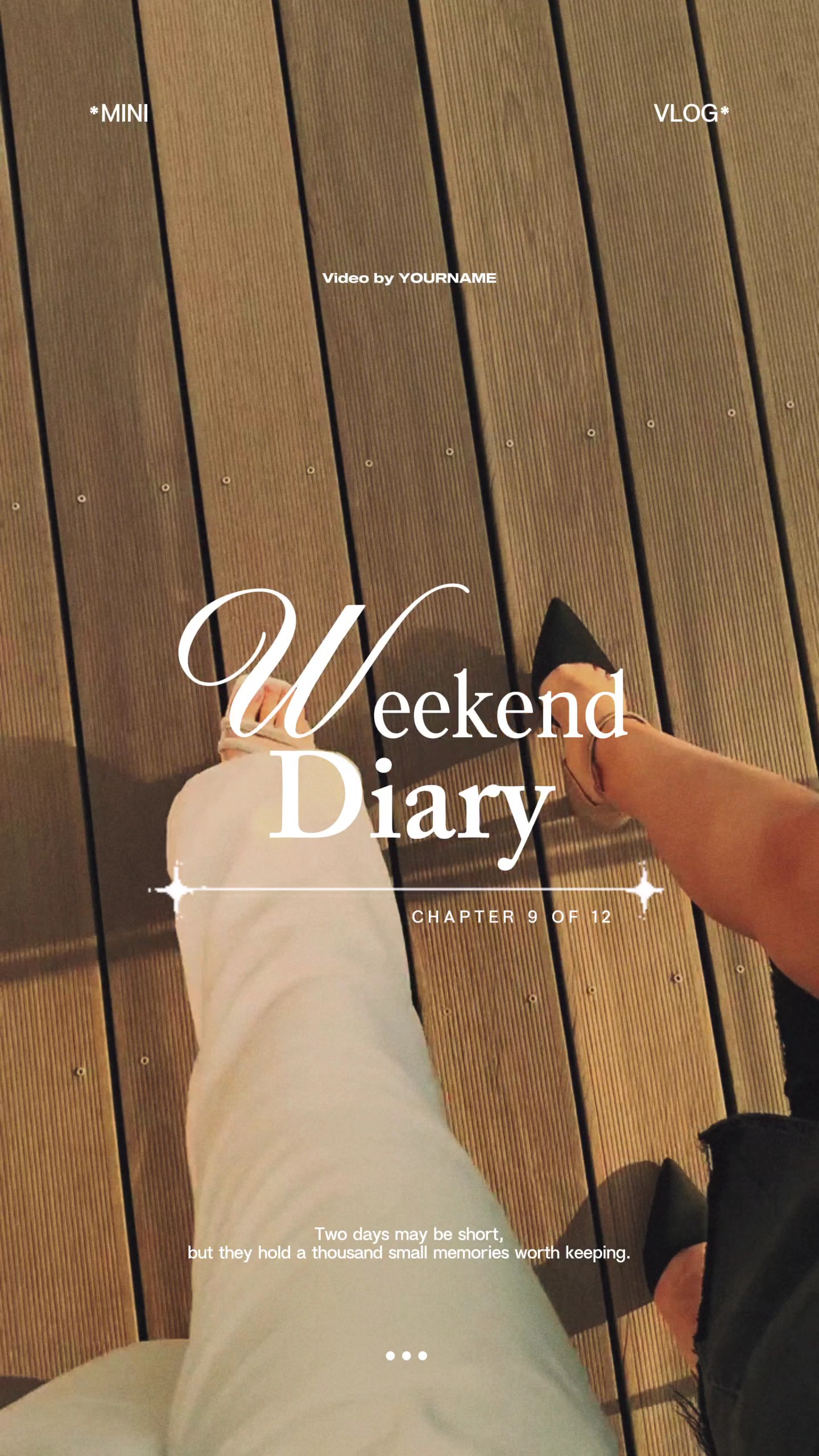 Weekend Diary Aesthe - video template by CapCut
