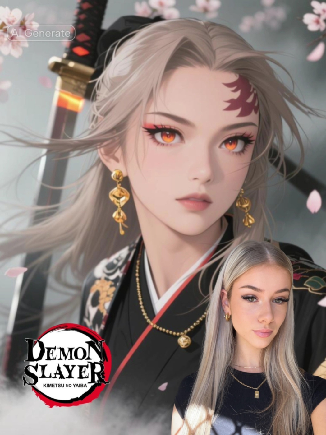 Demon Slayer AI - video template by CapCut