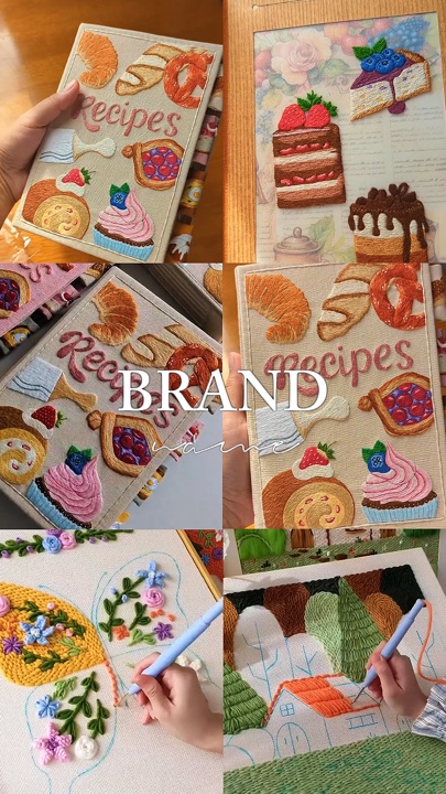 Embroidery - video template by CapCut