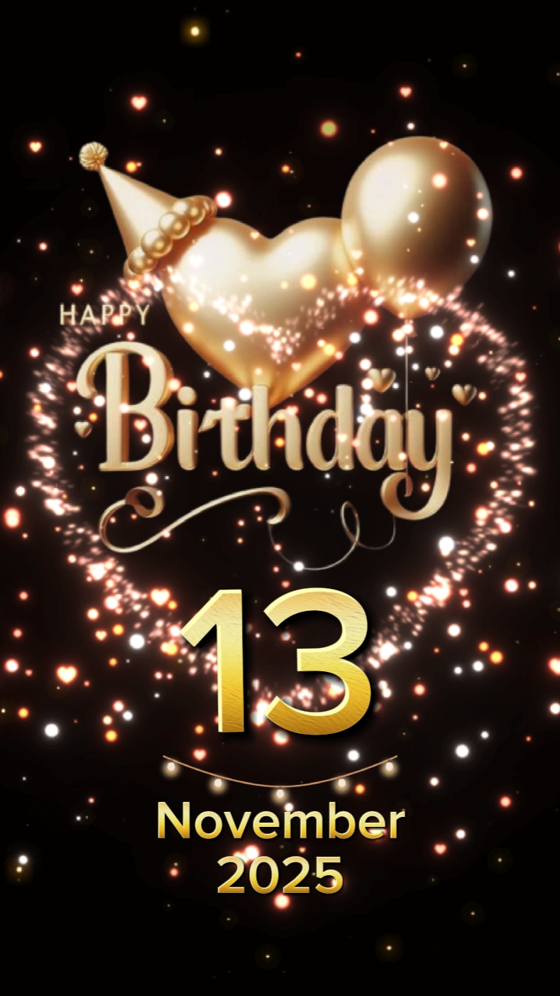hbd 13 November - CapCut