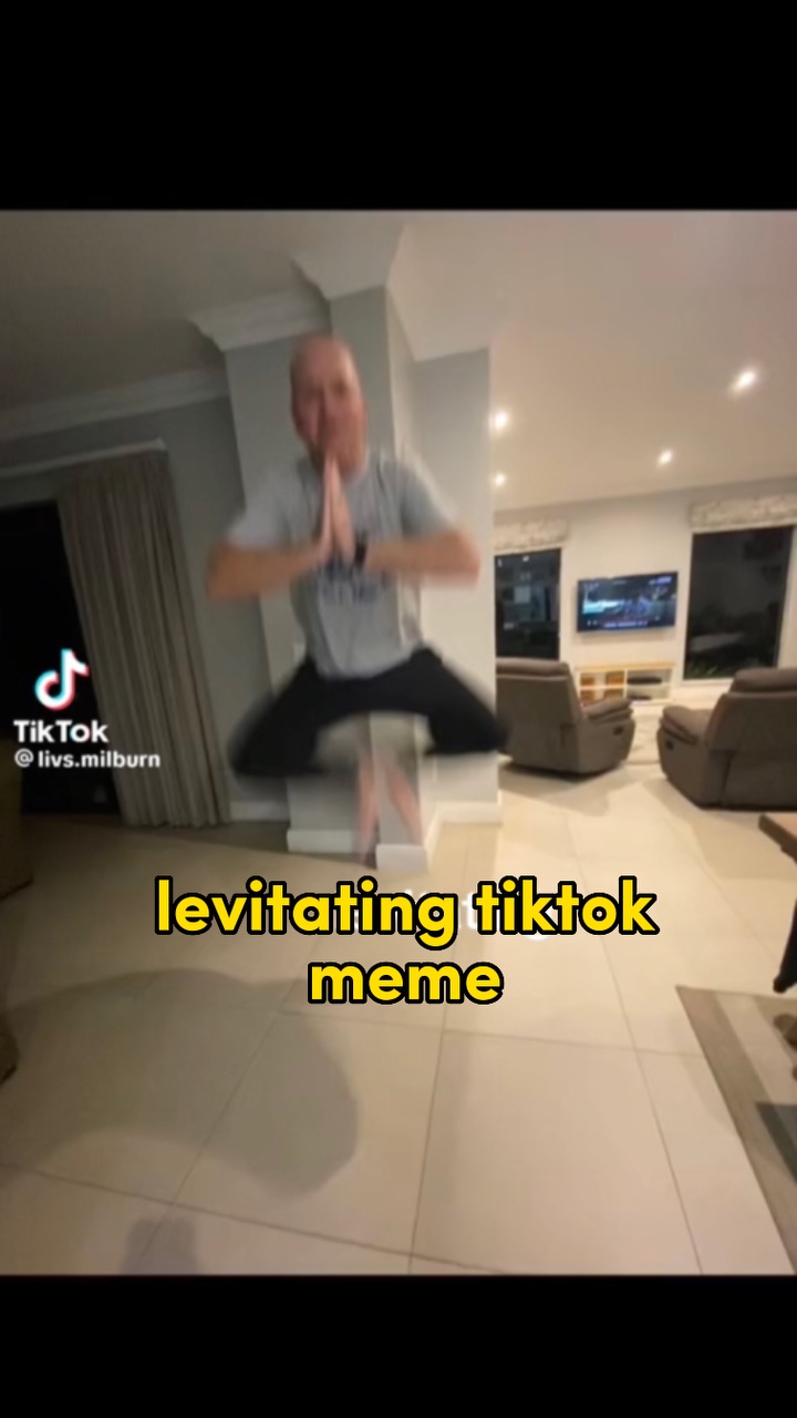 levitating meme - video template by CapCut