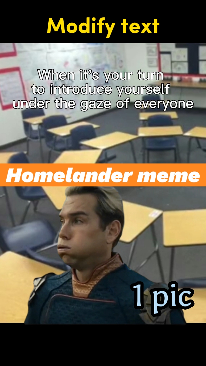 Homelander meme - video template by CapCut