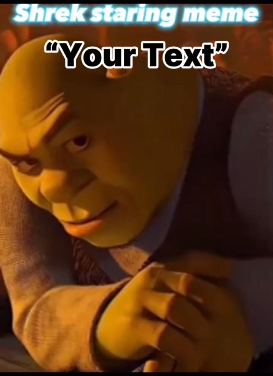 Shrek Meme - video template by CapCut