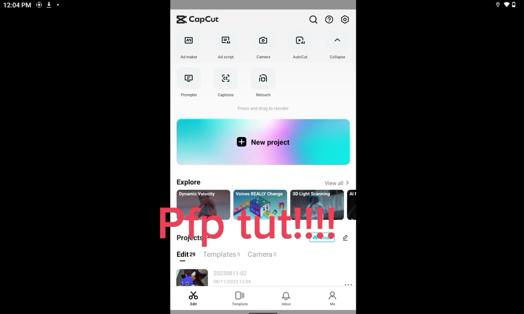 capcut pfp tut - video template by CapCut
