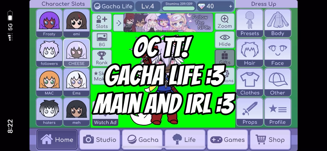 Oc tt gacha life :3 - video template by CapCut