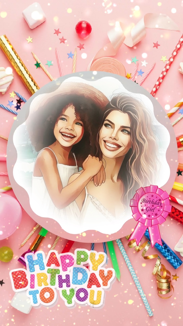 HBD Template - video template by CapCut