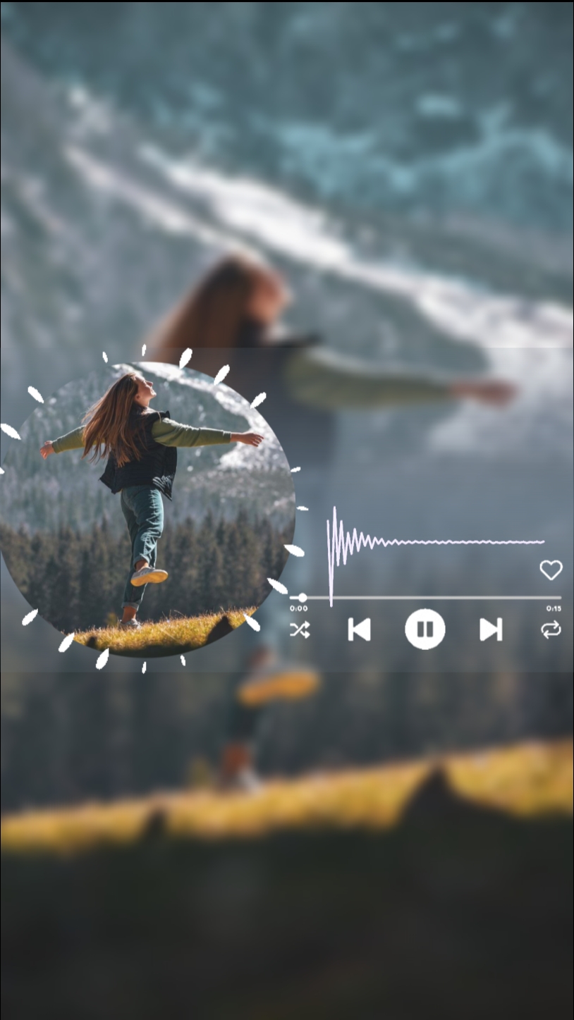 frame music - video template by CapCut