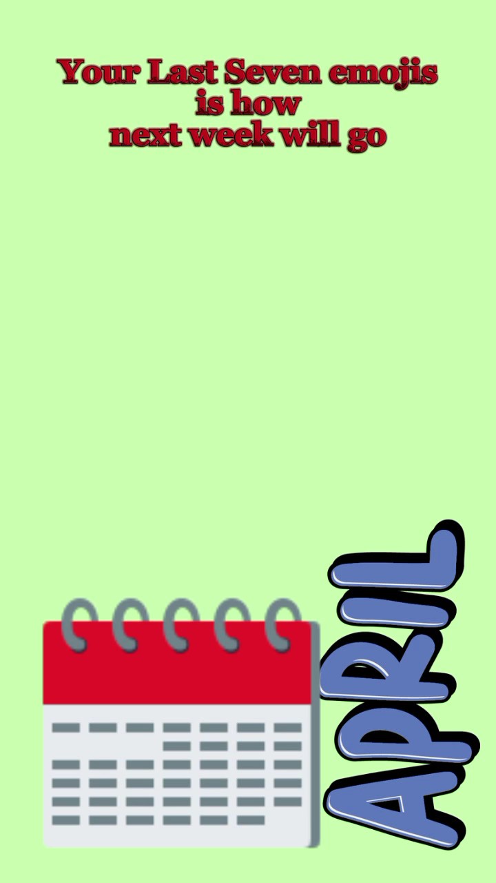 Emoji Week - video template by CapCut